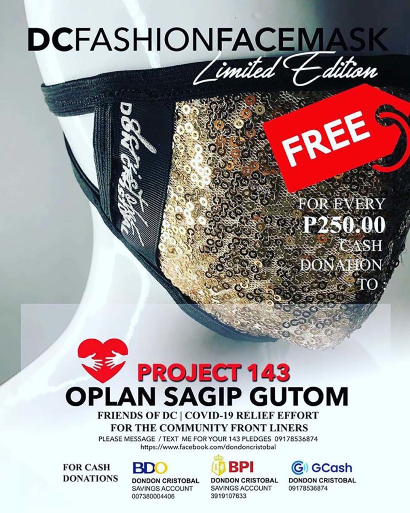 These ‘DC fashion face masks’ come with every donation to Project 143 ...