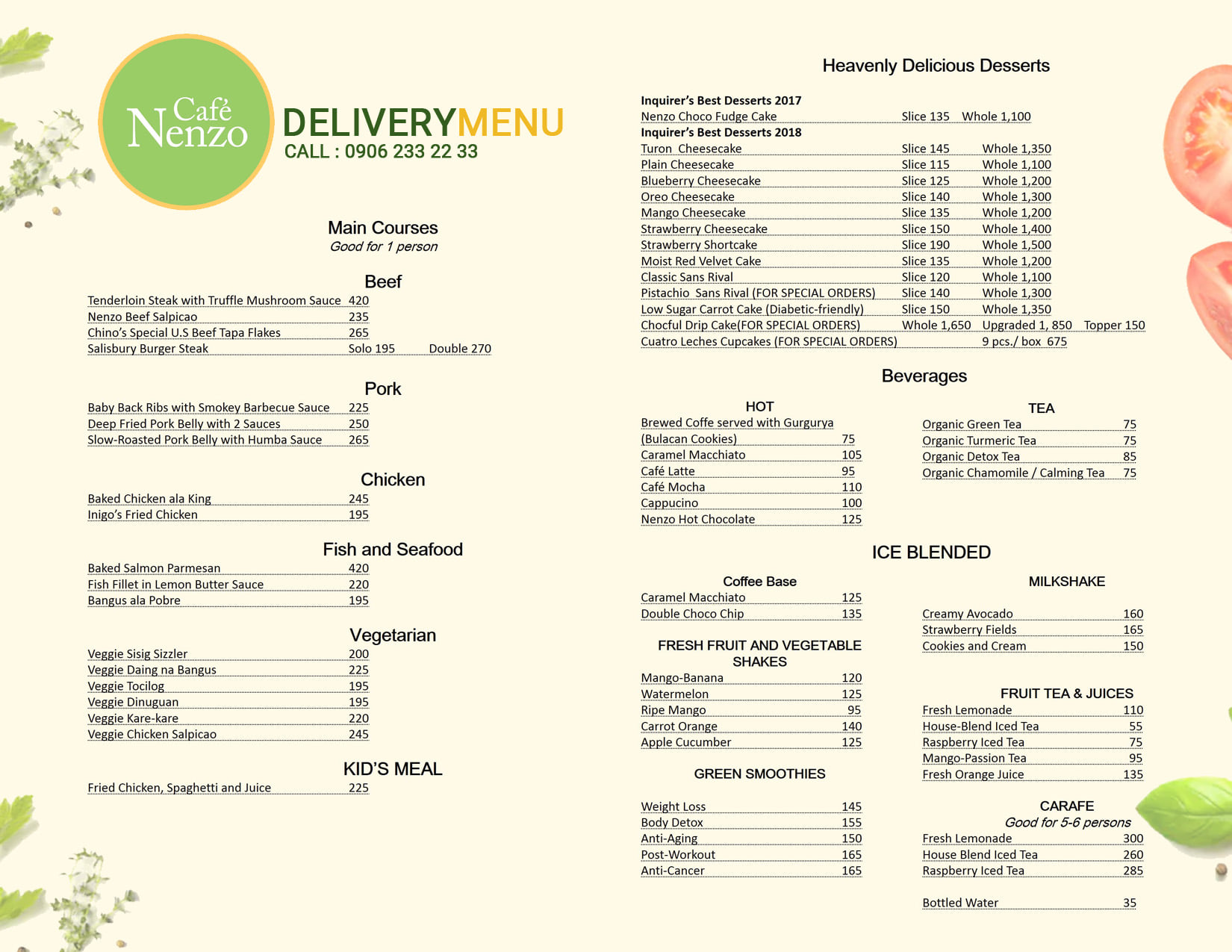 Café Nenzo: Best Cheesy Baked Salmon and full-course party trays for ...