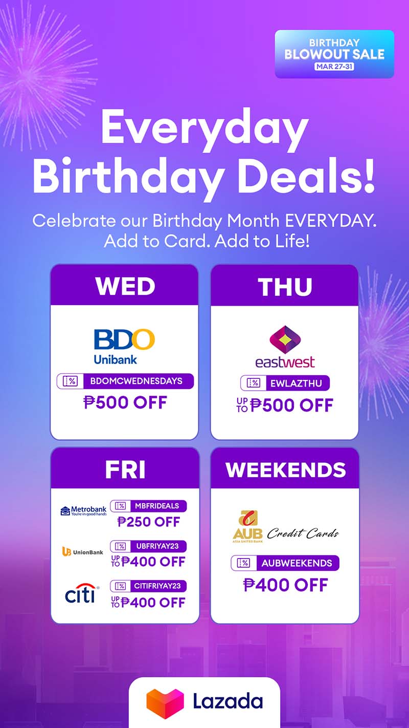 Lazada Birthday Blowout Sale Guide: How to shop the best deals, earn as ...